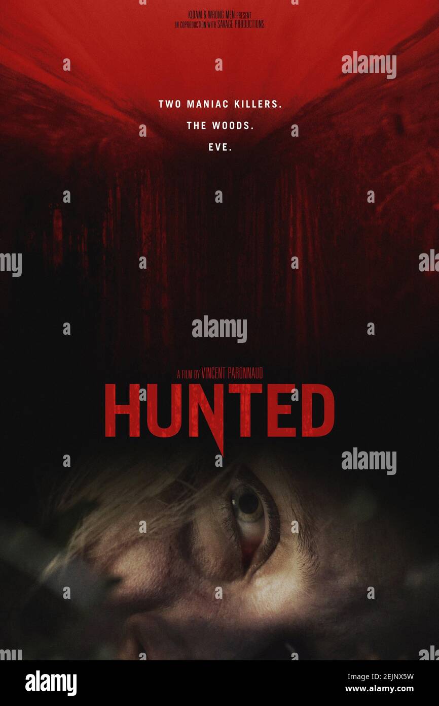 HUNTED, poster, 2020. © Shudder /Courtesy Everettt Collection Stock ...