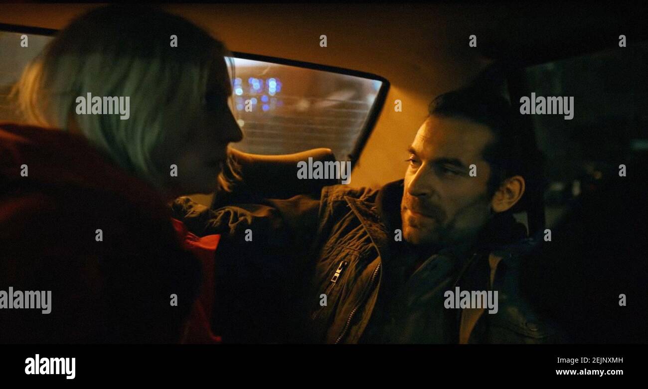 HUNTED, from left: Lucie Debay, Arieh Worthalter, 2020. © Shudder ...