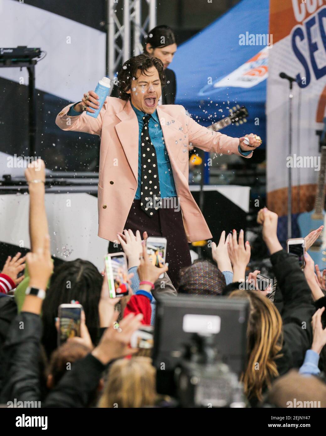 MANHATTAN, NEW YORK CITY, NEW YORK, USA - FEBRUARY 26: Harry Styles ...