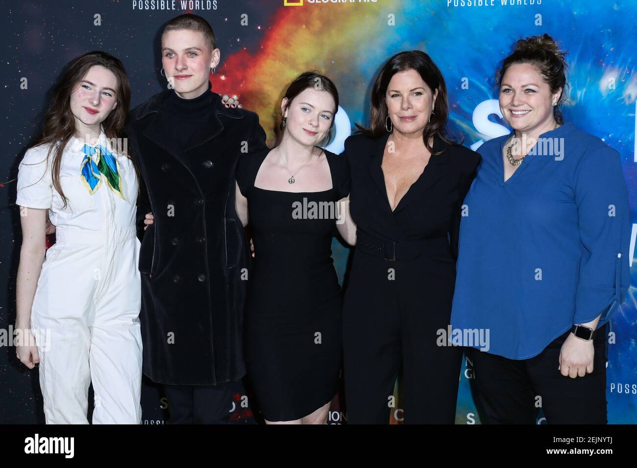 WESTWOOD, LOS ANGELES, CALIFORNIA, USA - FEBRUARY 26: Marcia Gay Harden ...