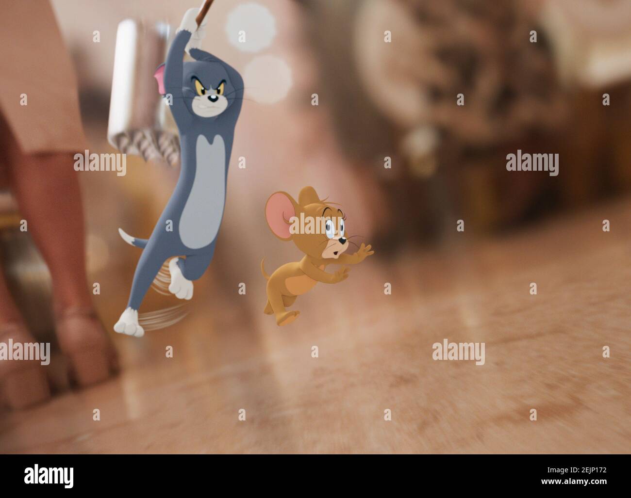 TOM & JERRY, (aka TOM AND JERRY), from left: Tom Cat, Jerry Mouse, 2021 ...