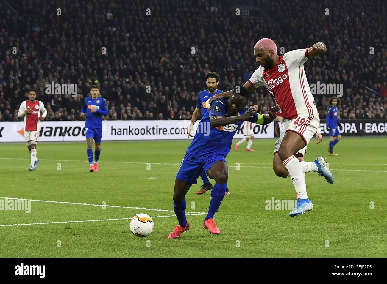 AMSTERDAM , 27-02-2020 , JohanCruyff Arena , Season 2019 / 2020 , Europa League match Ajax ...