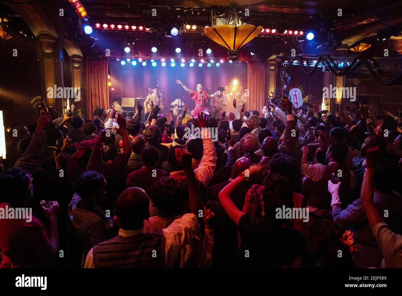 The United States Vs Billie Holiday Andra Day Back Center As