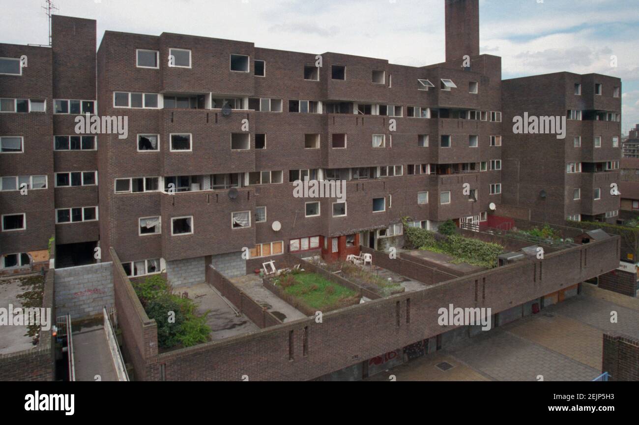 Sugden House demolition, Vauxhall, South London, Lambeth, england Stock ...