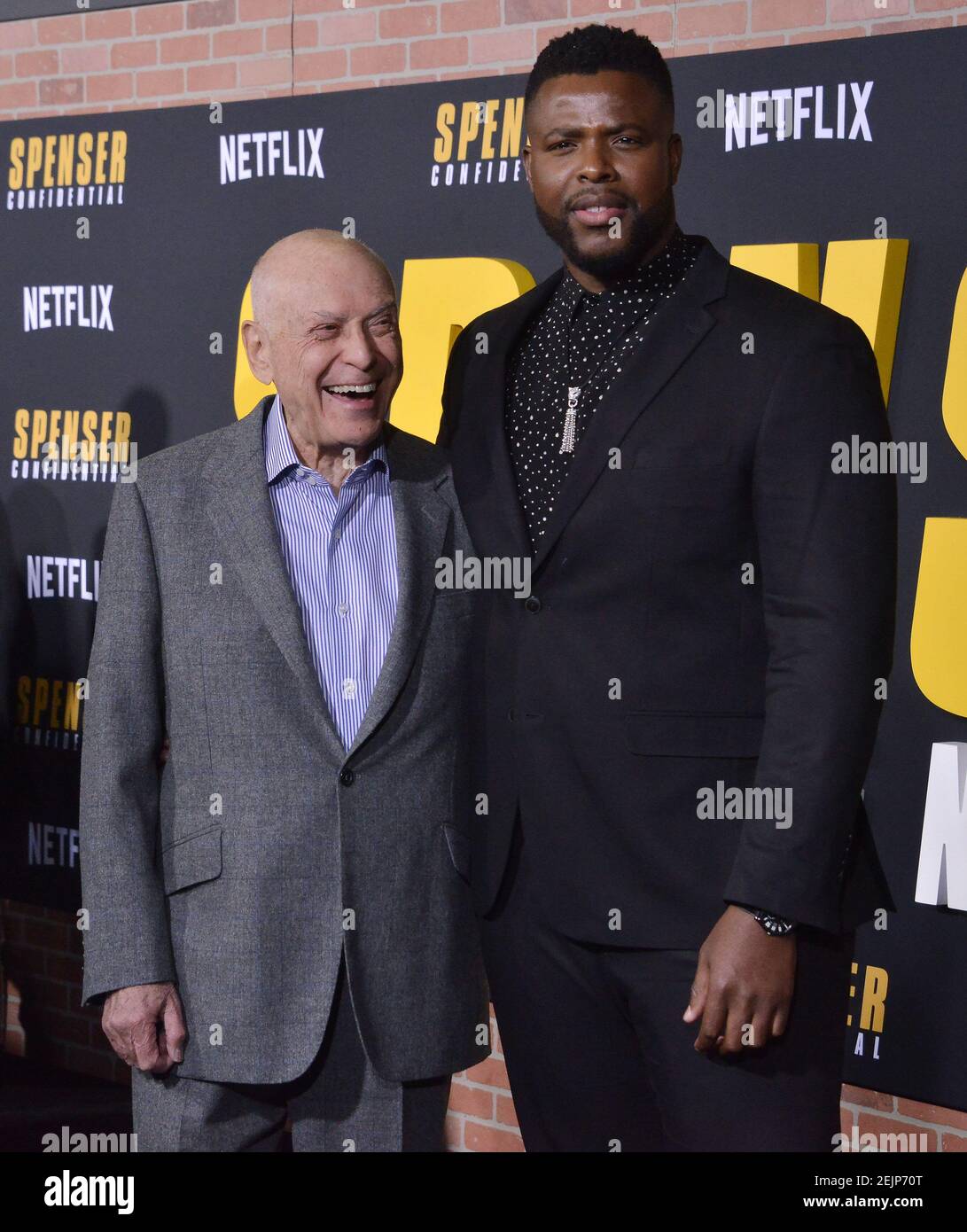 Alan Arkin and Winston Duke at the Netflix’s SPENSER CONFIDENTIAL ...