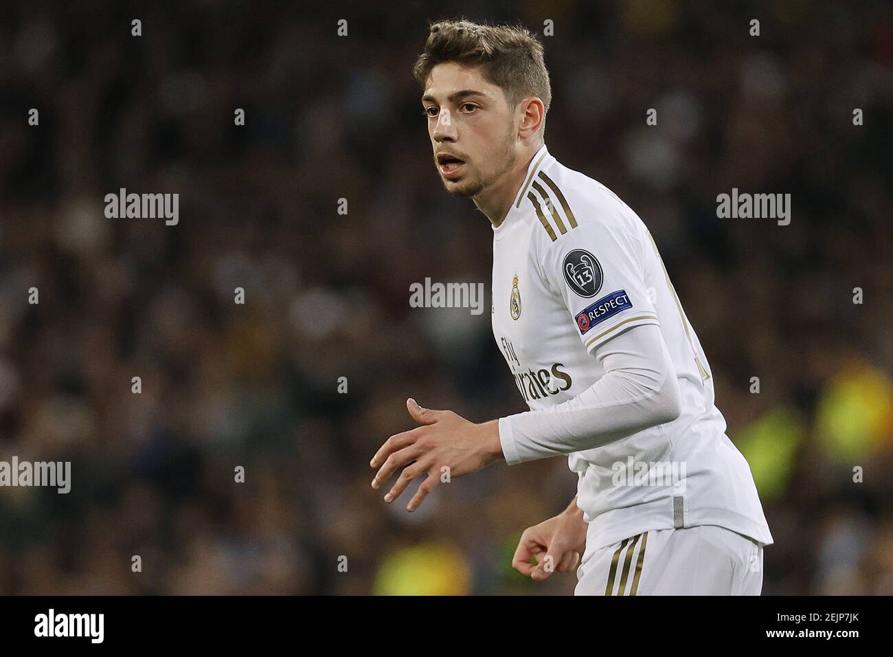 Federico Valverde of Real Madrid during the UEFA Champions League match ...
