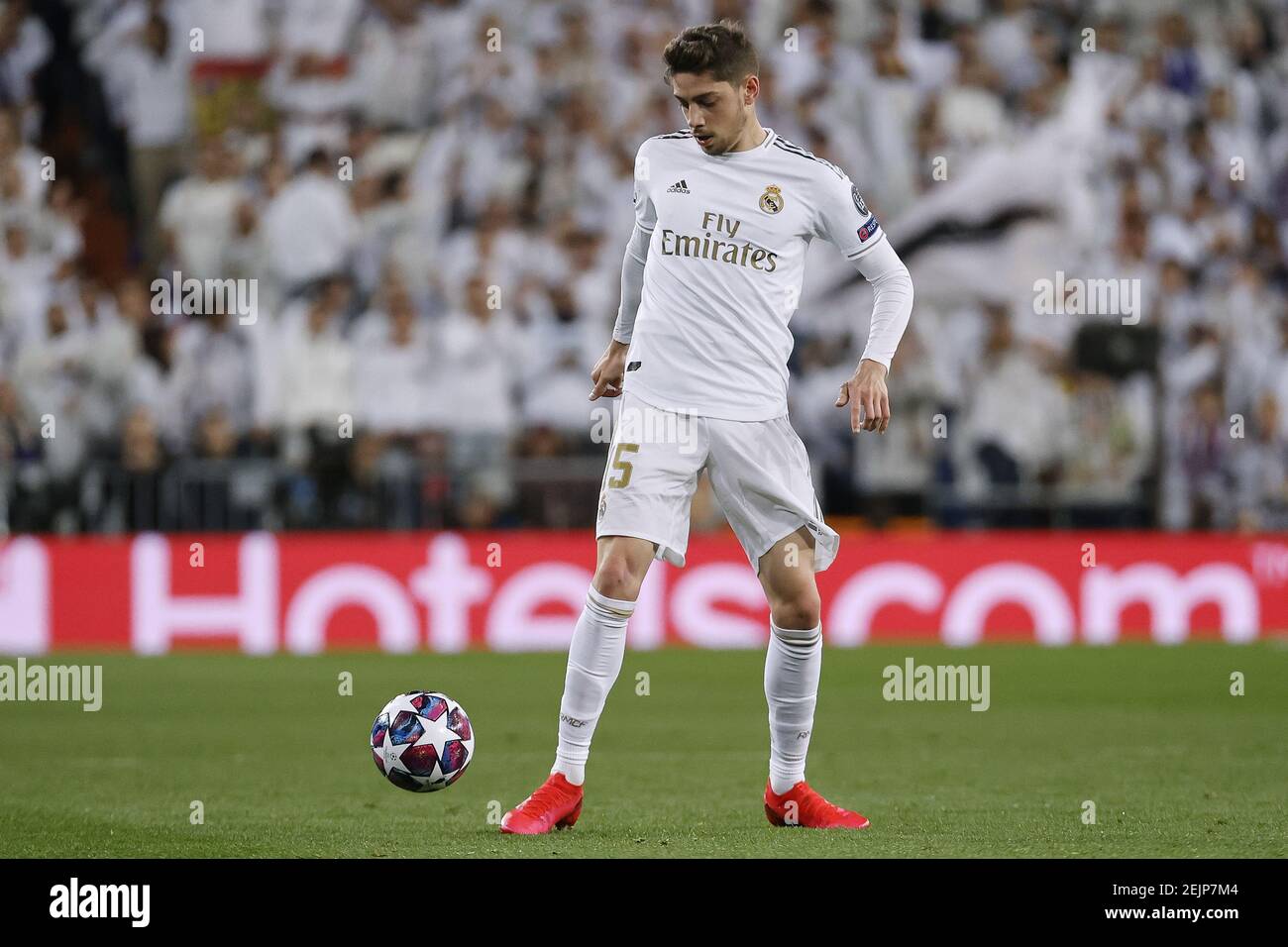 Federico Valverde of Real Madrid during the UEFA Champions League match ...