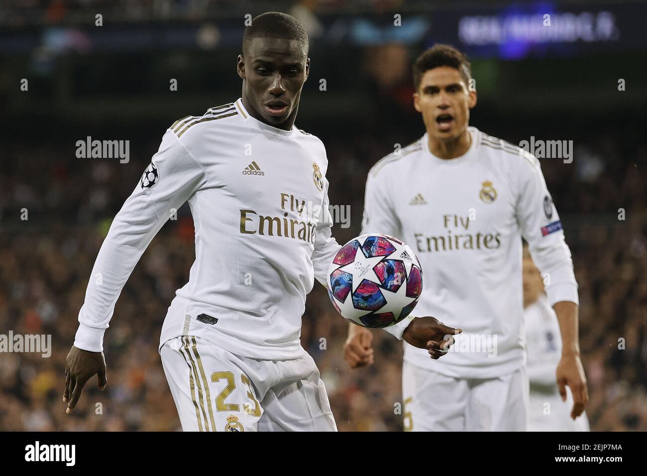 Ferland Mendy of Real Madrid during the UEFA Champions League match ...
