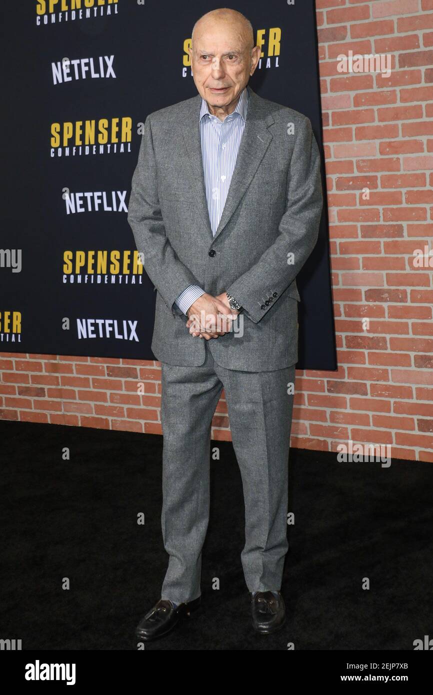 WESTWOOD, LOS ANGELES, CALIFORNIA, USA - FEBRUARY 27: Actor Alan Arkin ...