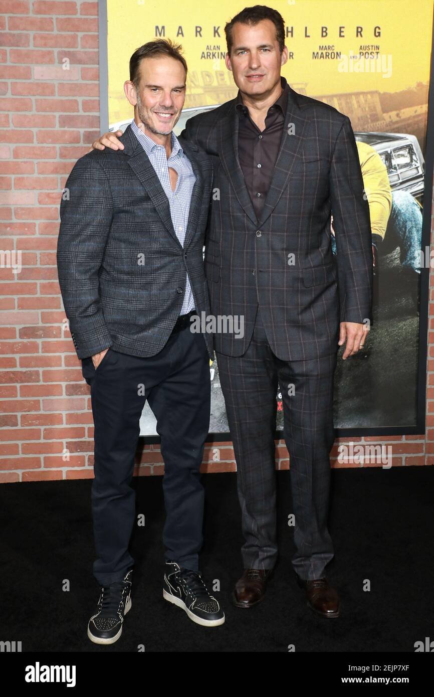 WESTWOOD, LOS ANGELES, CALIFORNIA, USA - FEBRUARY 27: Peter Berg and ...