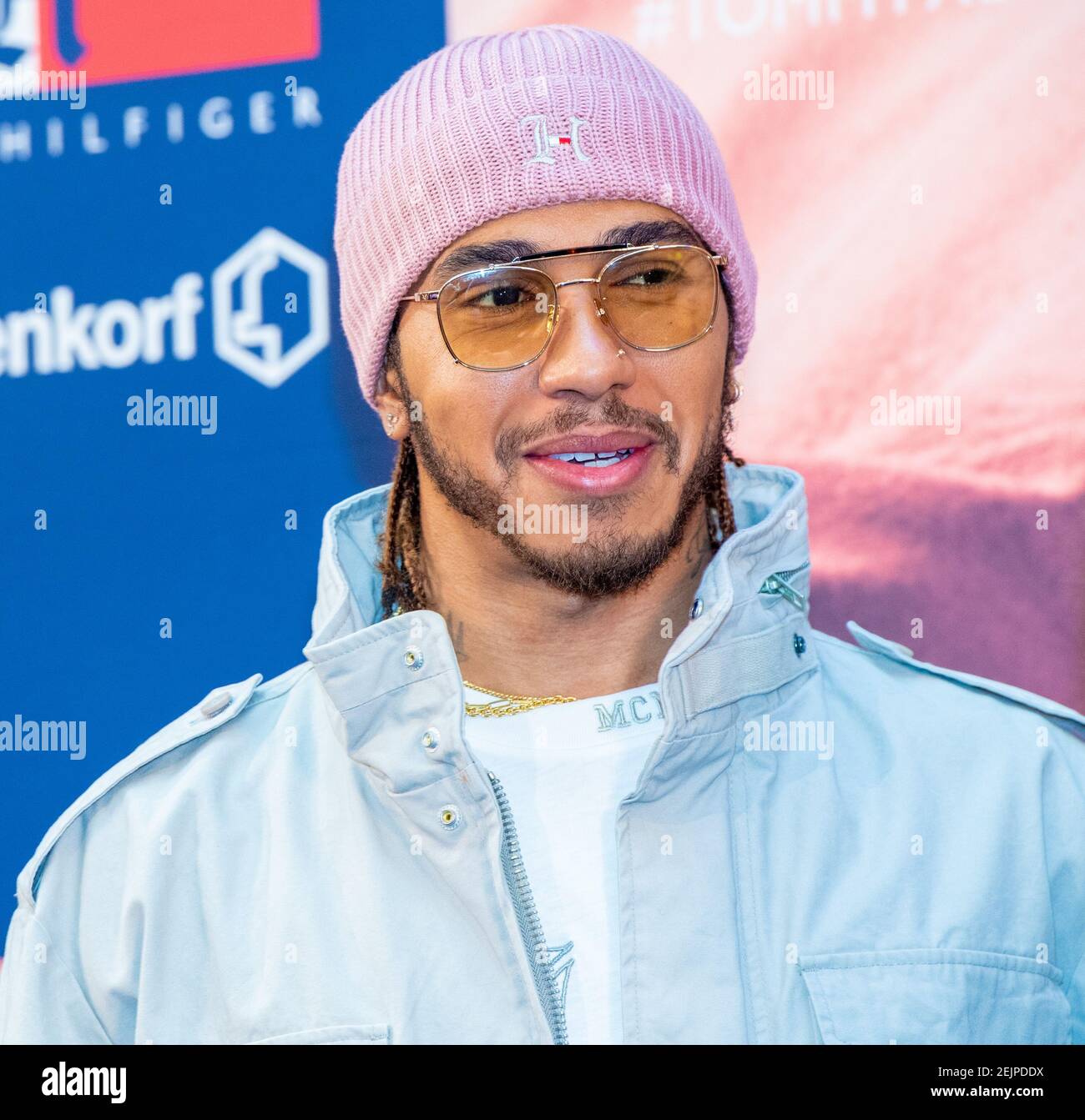 Formula 1 world champion Lewis Hamilton is a special guest at the ...