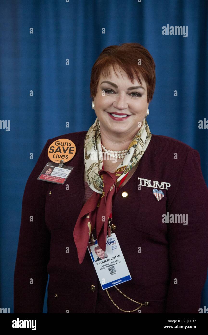 President Trump supporter Patricia Lyman takes a moment for a portrait ...