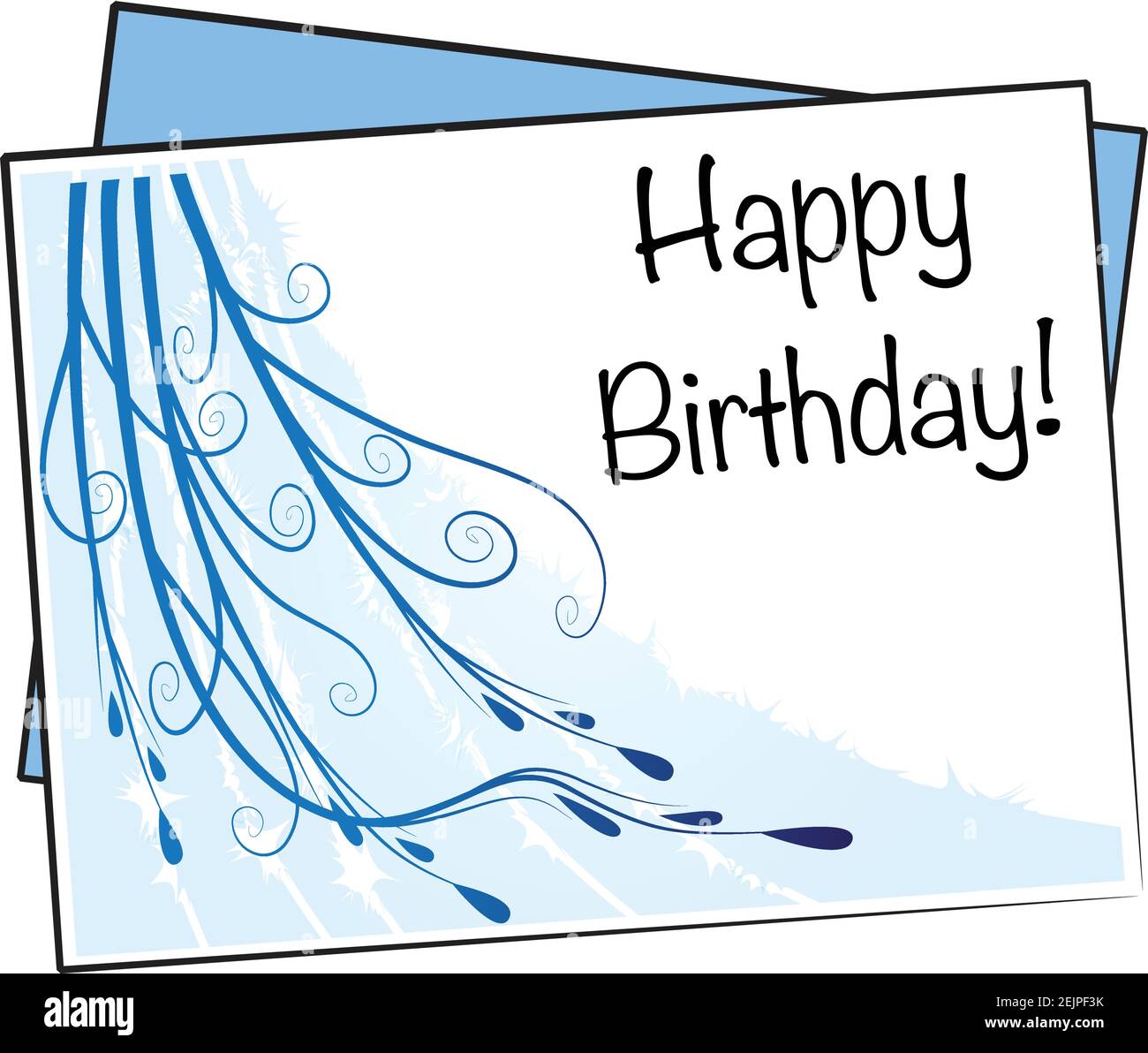 vector happy birthday card Stock Vector Image & Art - Alamy