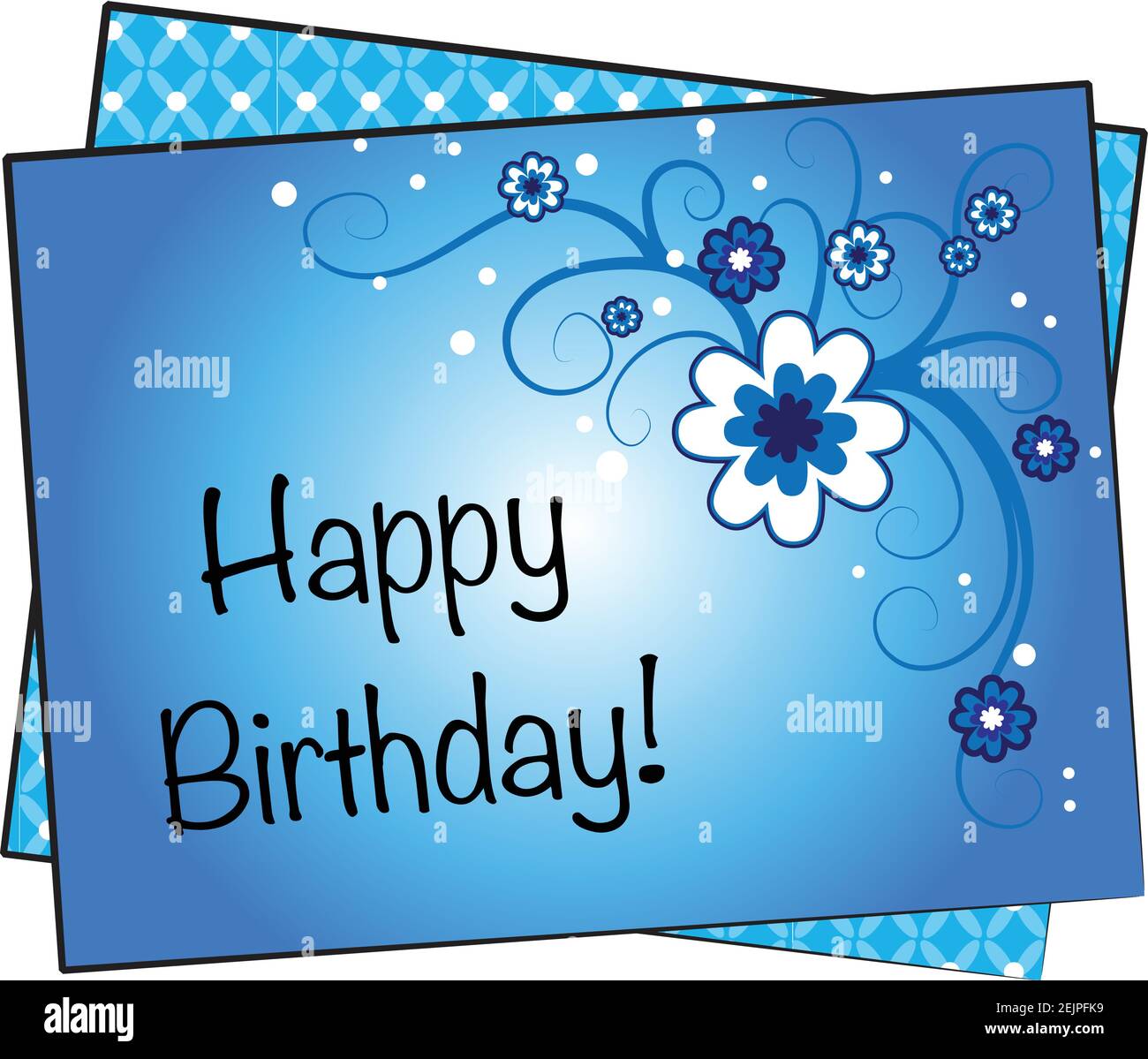 vector happy birthday card Stock Vector Image & Art - Alamy