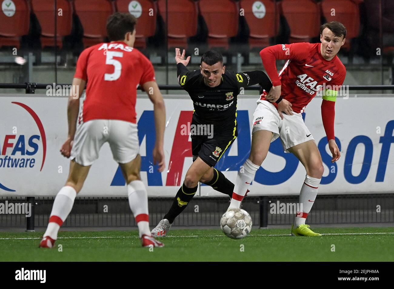 WIJDEWORMER, NETHERLANDS - FEBRUARY 22: Maxim Gullit of Jong AZ ...