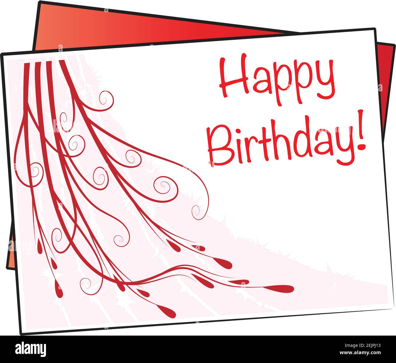 vector happy birthday card Stock Vector Image & Art - Alamy