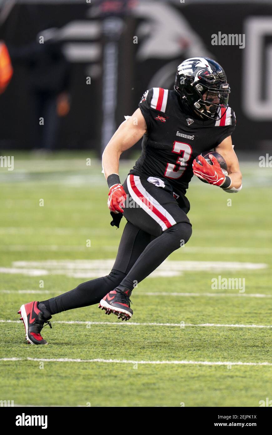 February 29, 2020, New York Guardians wide receiver Colby Pearson (3 ...