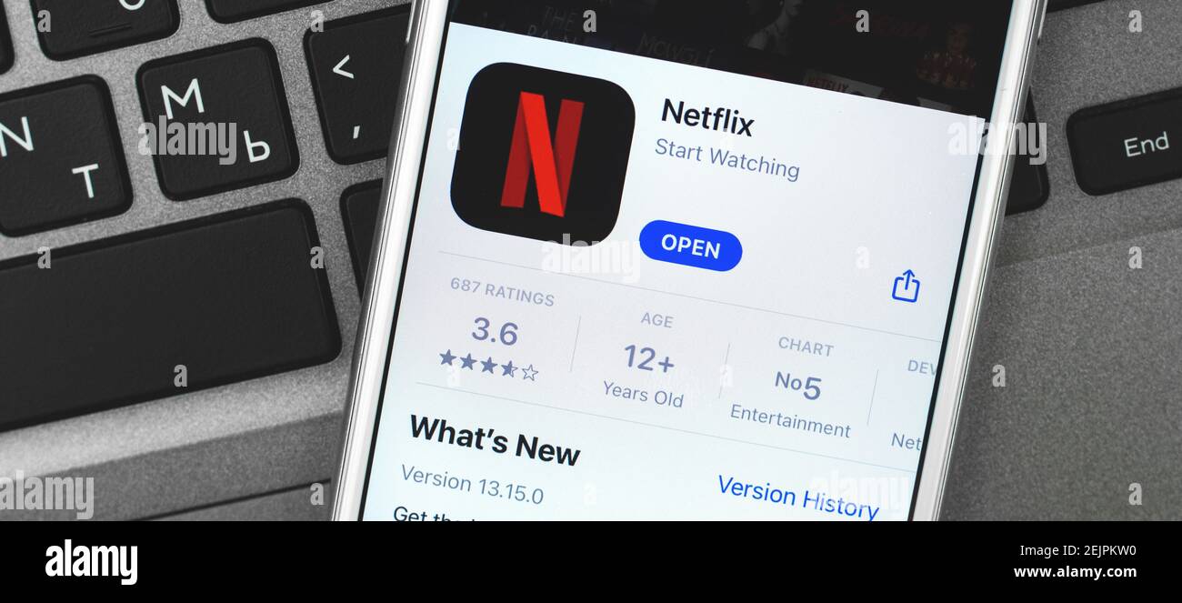 Netflix banner hi-res stock photography and images - Alamy