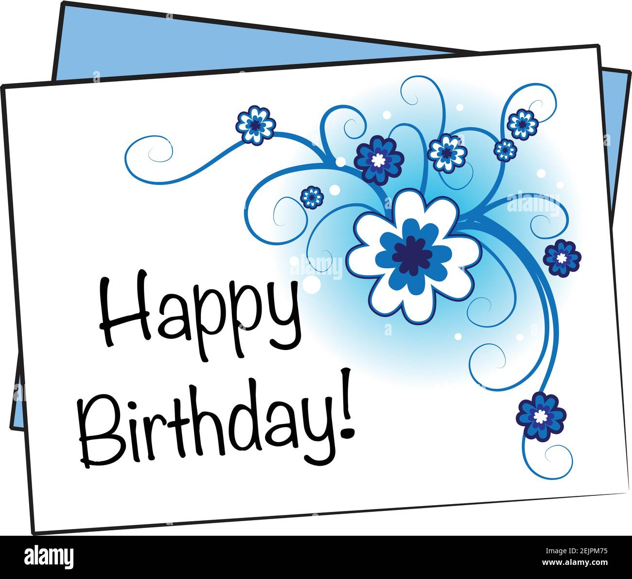 vector happy birthday card Stock Vector Image & Art - Alamy
