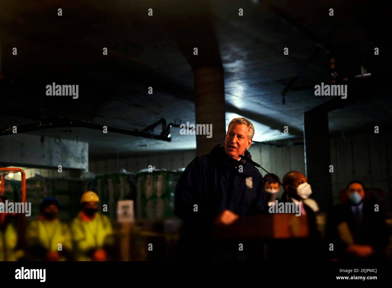 New York, NY, USA. 22nd Feb, 2021. New York City Mayor Bill De Blasio ...