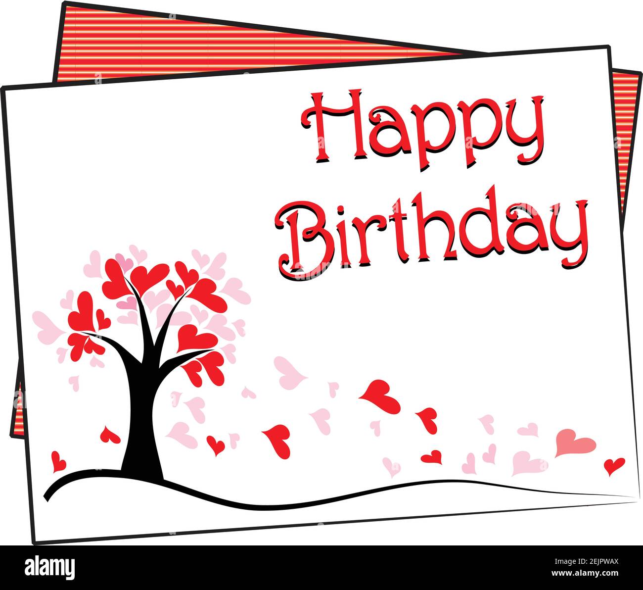 vector happy birthday card Stock Vector Image & Art - Alamy