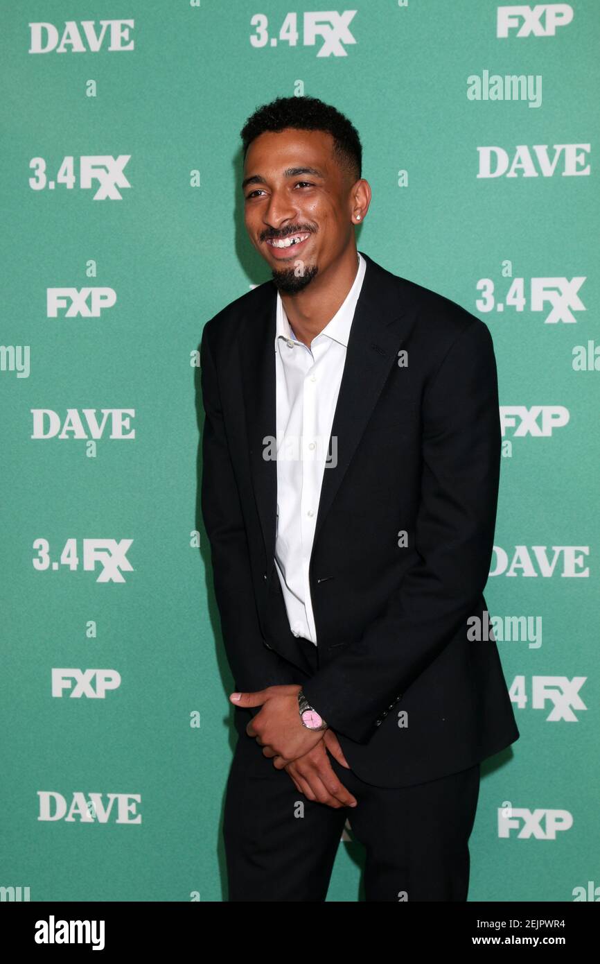 LOS ANGELES - FEB 27: Travis Bennett, Taco at the "Dave" Premiere ...