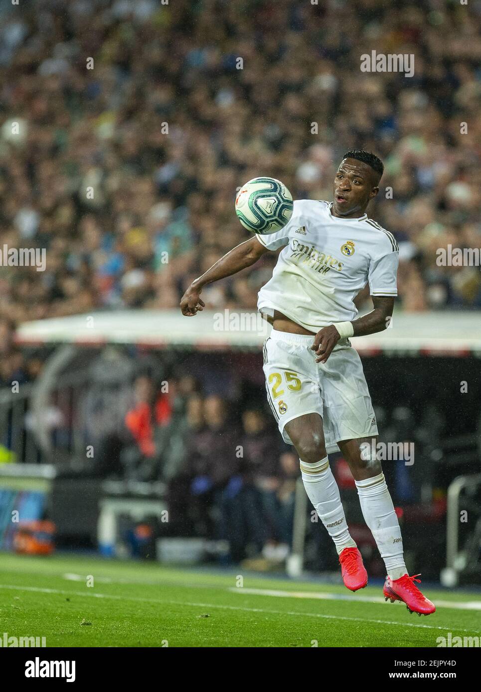 Real Madrid CF's Vinicius Jr seen in action during La Liga match. Mar ...