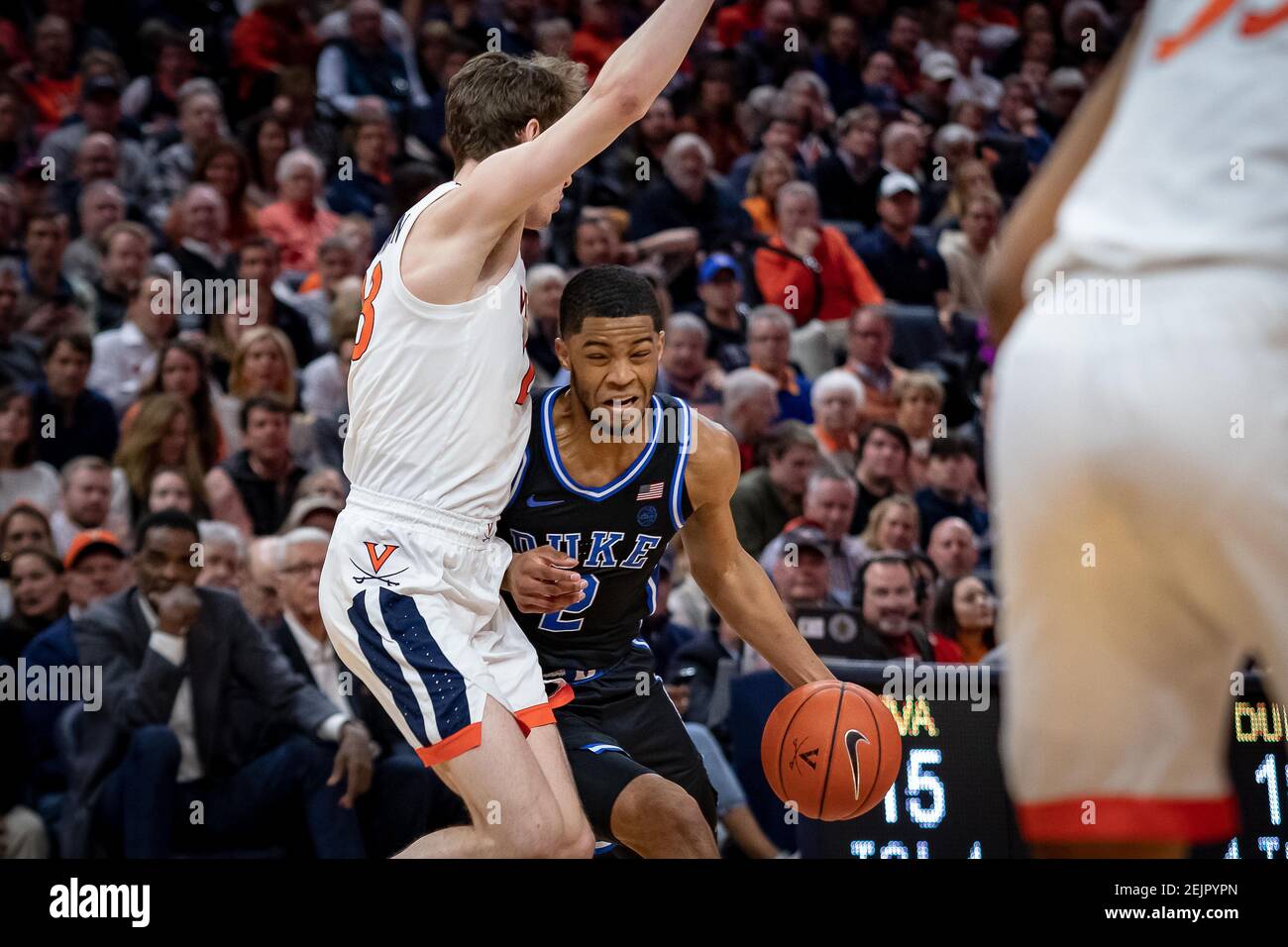 February 29, 2020: Duke Guard Cassius Stanley (2) during the NCAA ...