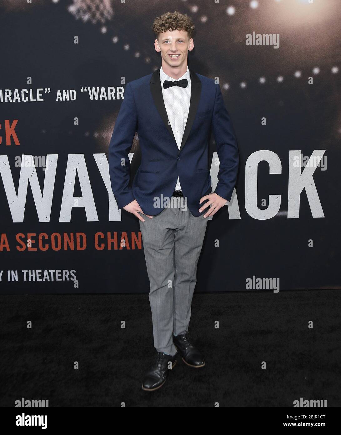Tyler O'Malley arrives at the Warner Bros Pictures' THE WAY BACK Los ...