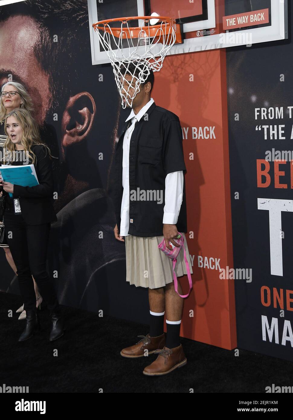 Brandon Wilson arrives at the Warner Bros Pictures' THE WAY BACK Los ...