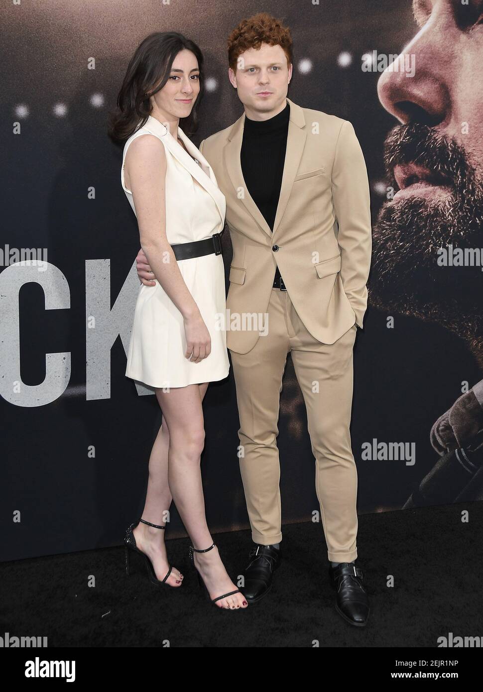 (L-R) Natalie Rousseau and Caleb Foote at the Warner Bros Pictures' THE ...