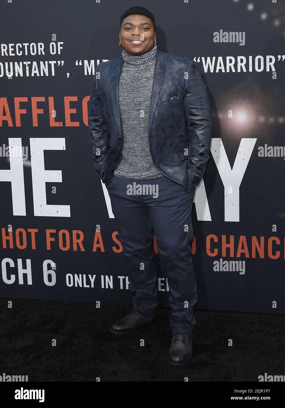 Charles Lott Jr. arrives at the Warner Bros Pictures' THE WAY BACK Los ...