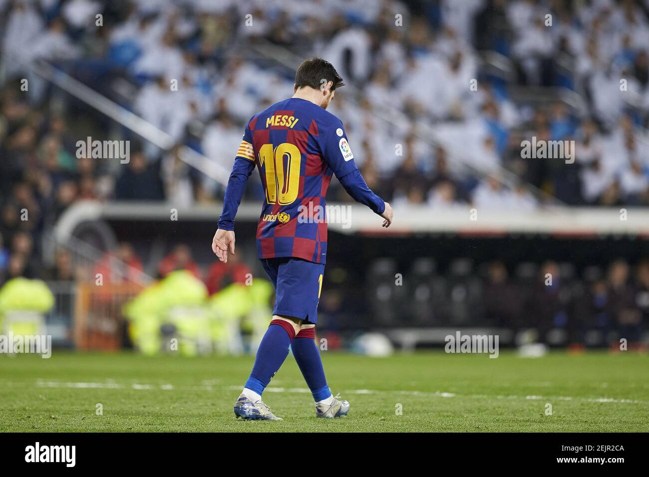 Lionel Messi of FC Barcelona during the La Liga match, date 26, between ...