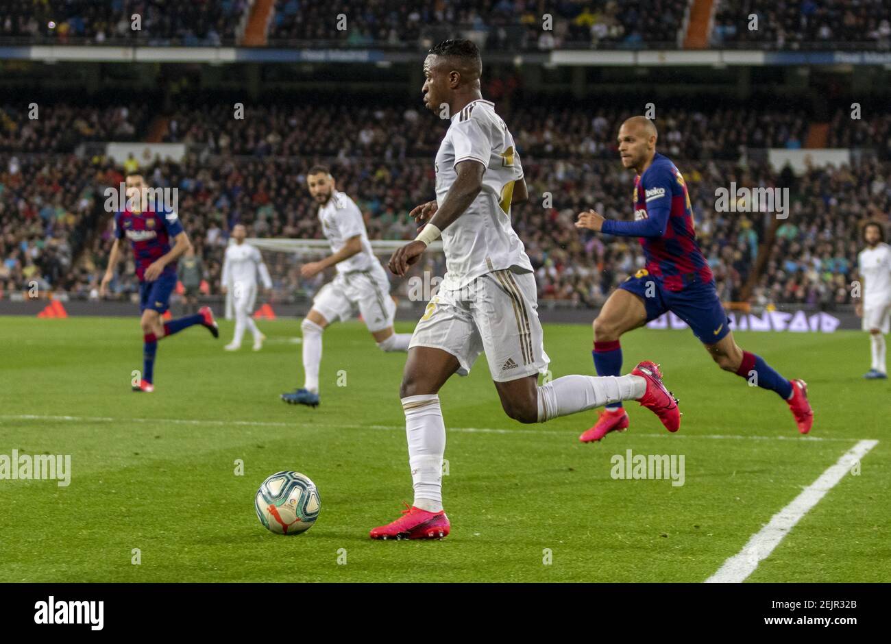 Real Madrid CF's Vinicius Jr during La Liga match. Mar 01, 2020. (Photo ...