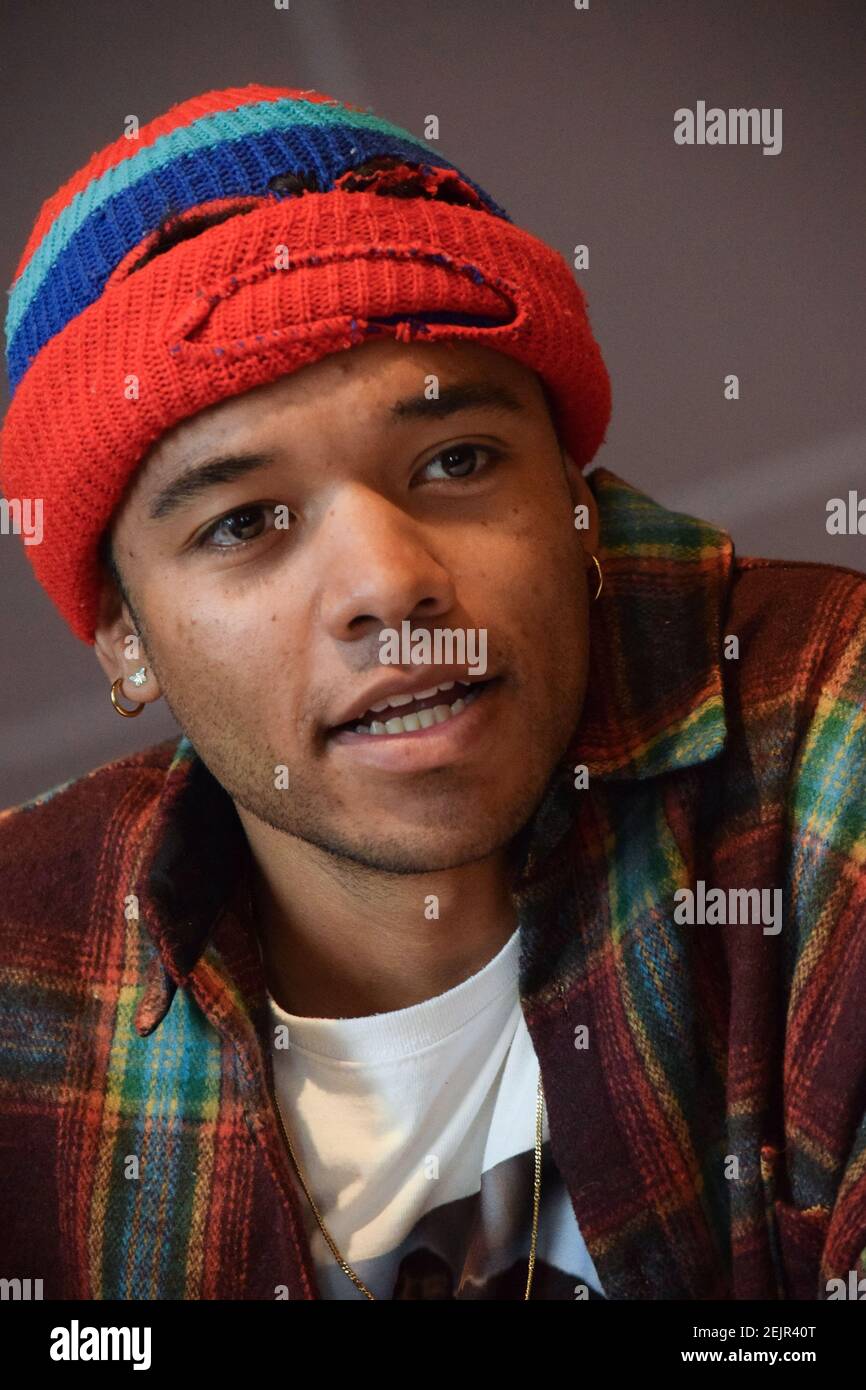 Brandon Wilson at the Hollywood Foreign Press Association press ...