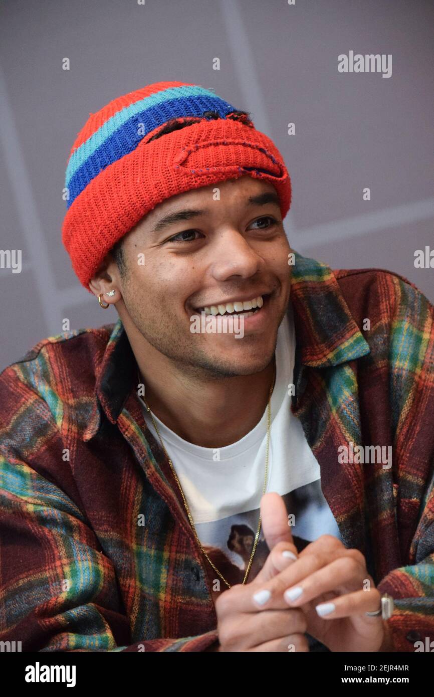 Brandon Wilson at the Hollywood Foreign Press Association press ...