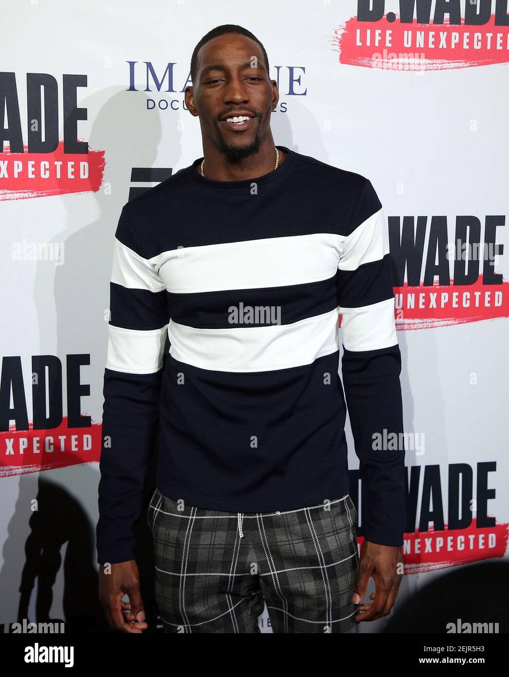 Bam Adebayo attends a red-carpet event at the Museum of Contemporary ...