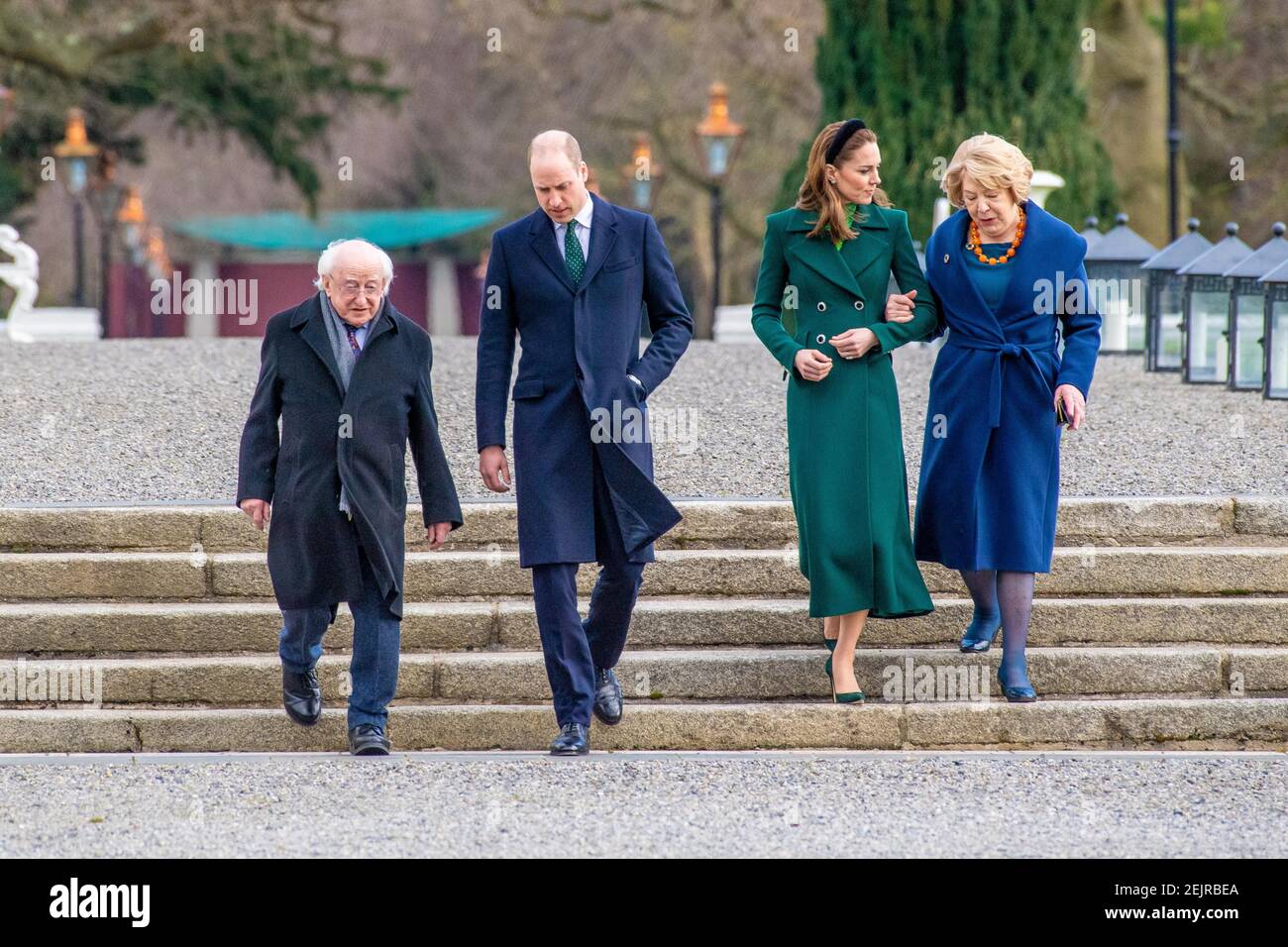 Prince William and Catherine, Duke and Duchess of Cambridge during a ...