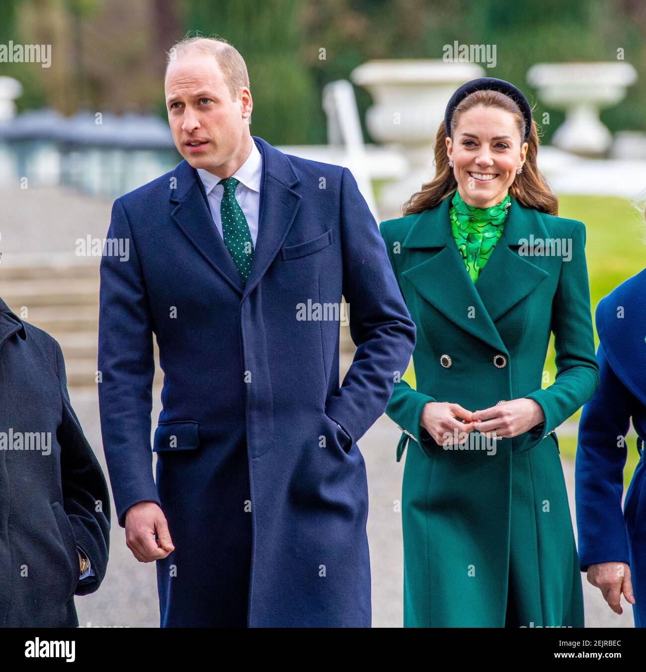 Prince William and Catherine, Duke and Duchess of Cambridge during a ...
