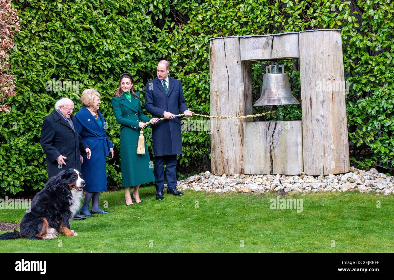 Prince William and Catherine, Duke and Duchess of Cambridge during a ...