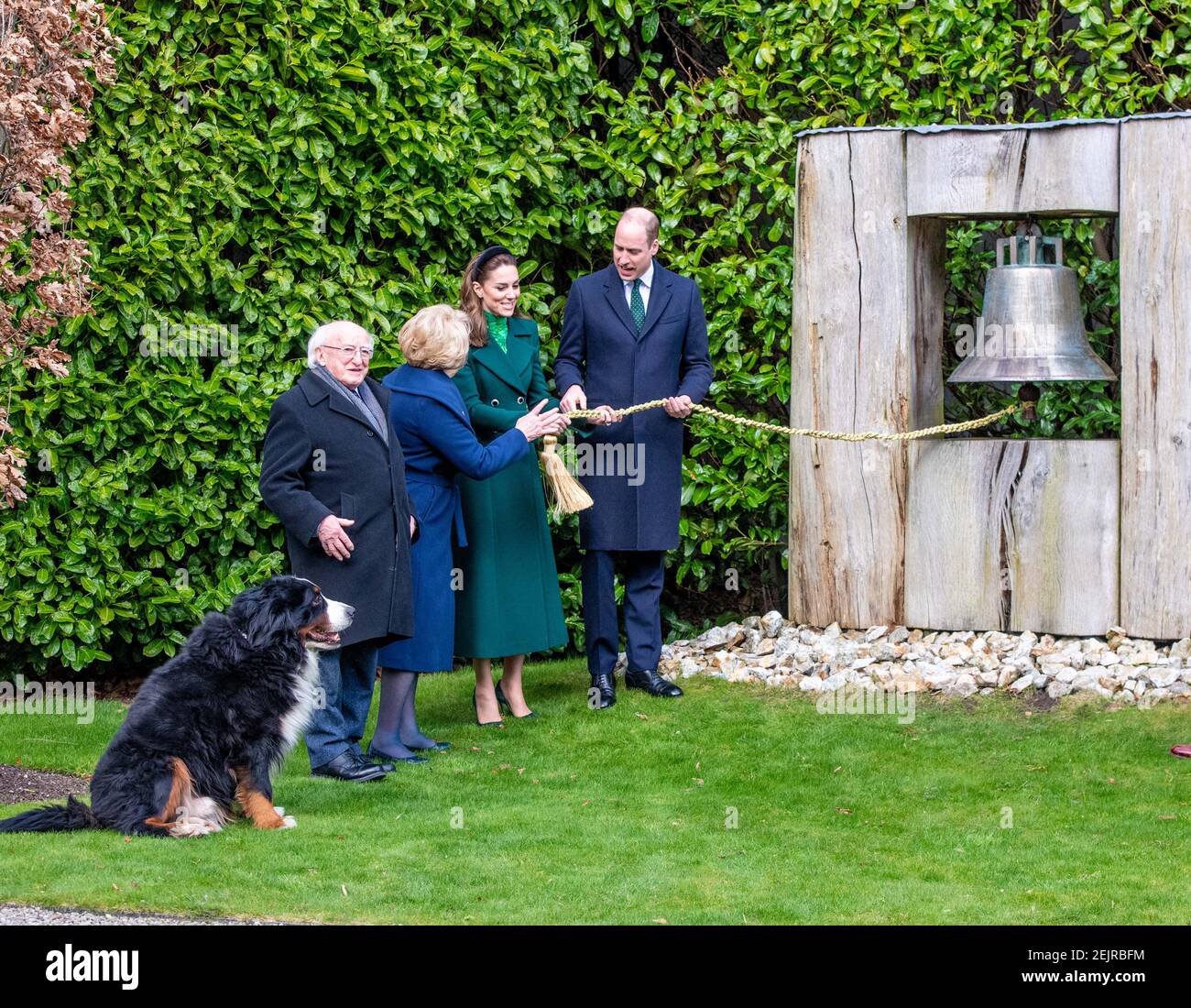 Prince William and Catherine, Duke and Duchess of Cambridge during a ...