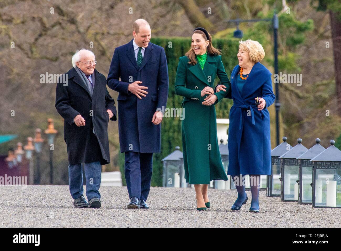 Prince William and Catherine, Duke and Duchess of Cambridge during a ...