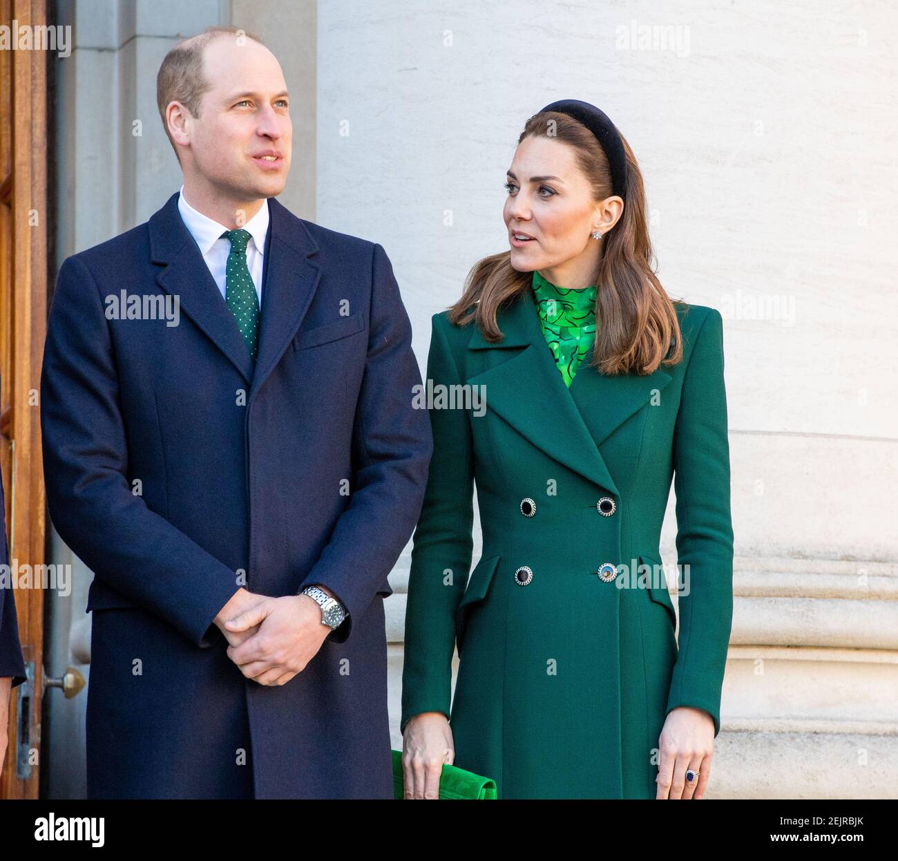 Prince William and Catherine, Duke and Duchess of Cambridge during a ...