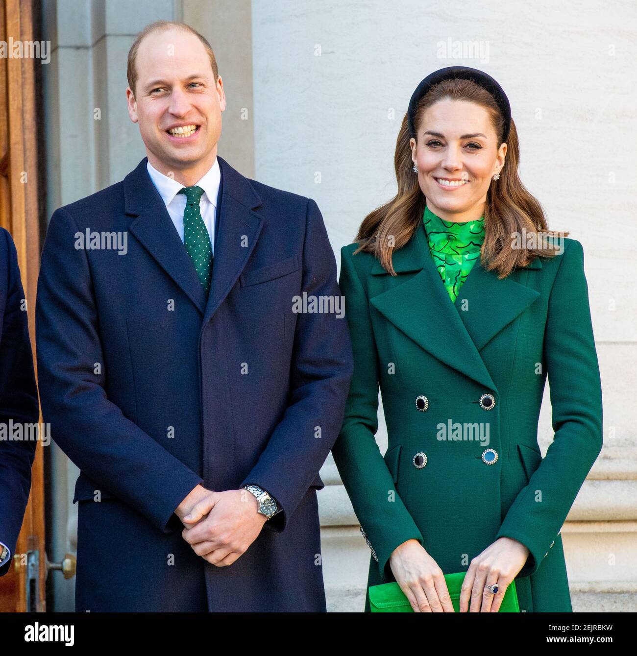 Prince William and Catherine, Duke and Duchess of Cambridge during a ...