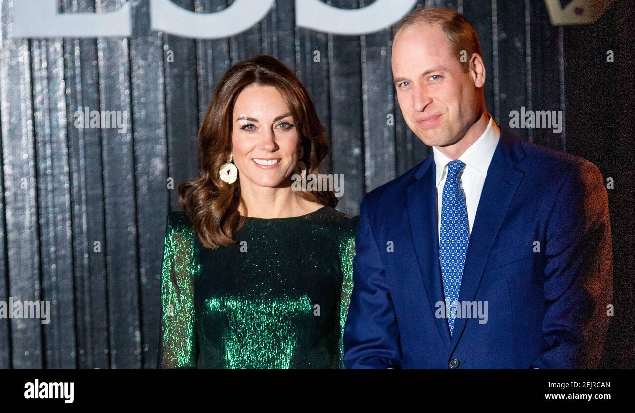 Prince William and Catherine, Duke and Duchess of Cambridge attending a ...