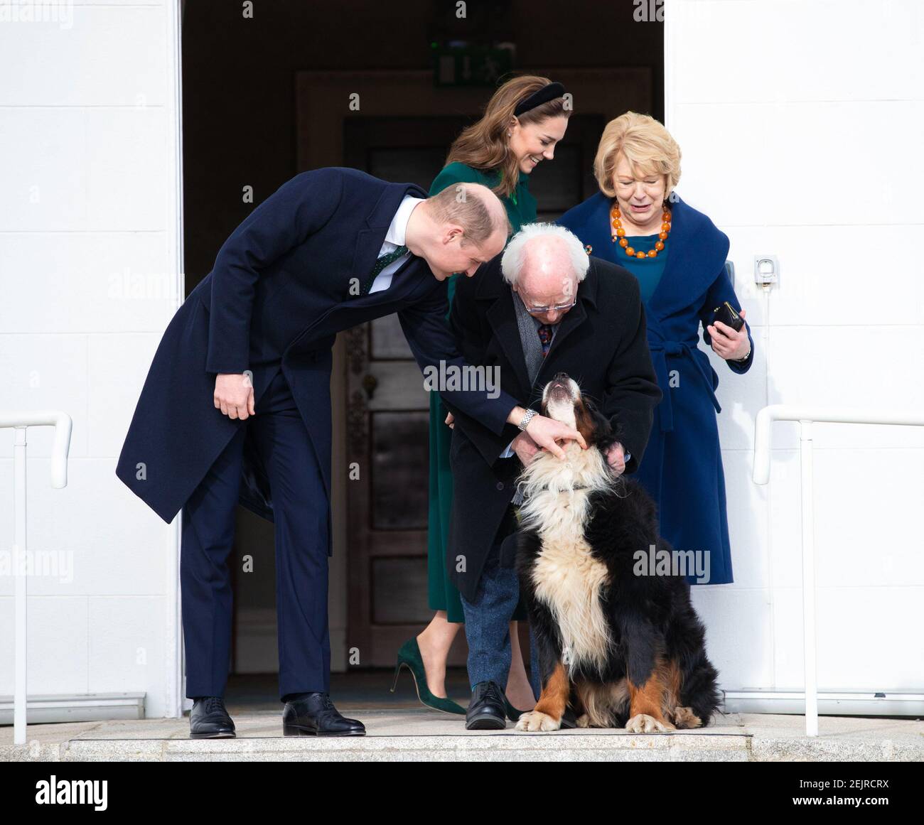 Prince William and Catherine, Duke and Duchess of Cambridge during a ...