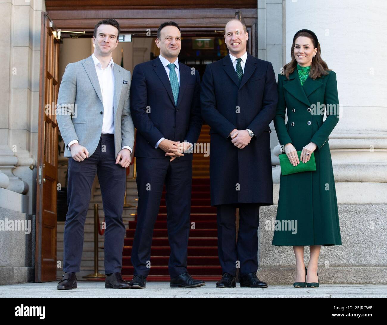 Prince William and Catherine, Duke and Duchess of Cambridge, with Prime ...