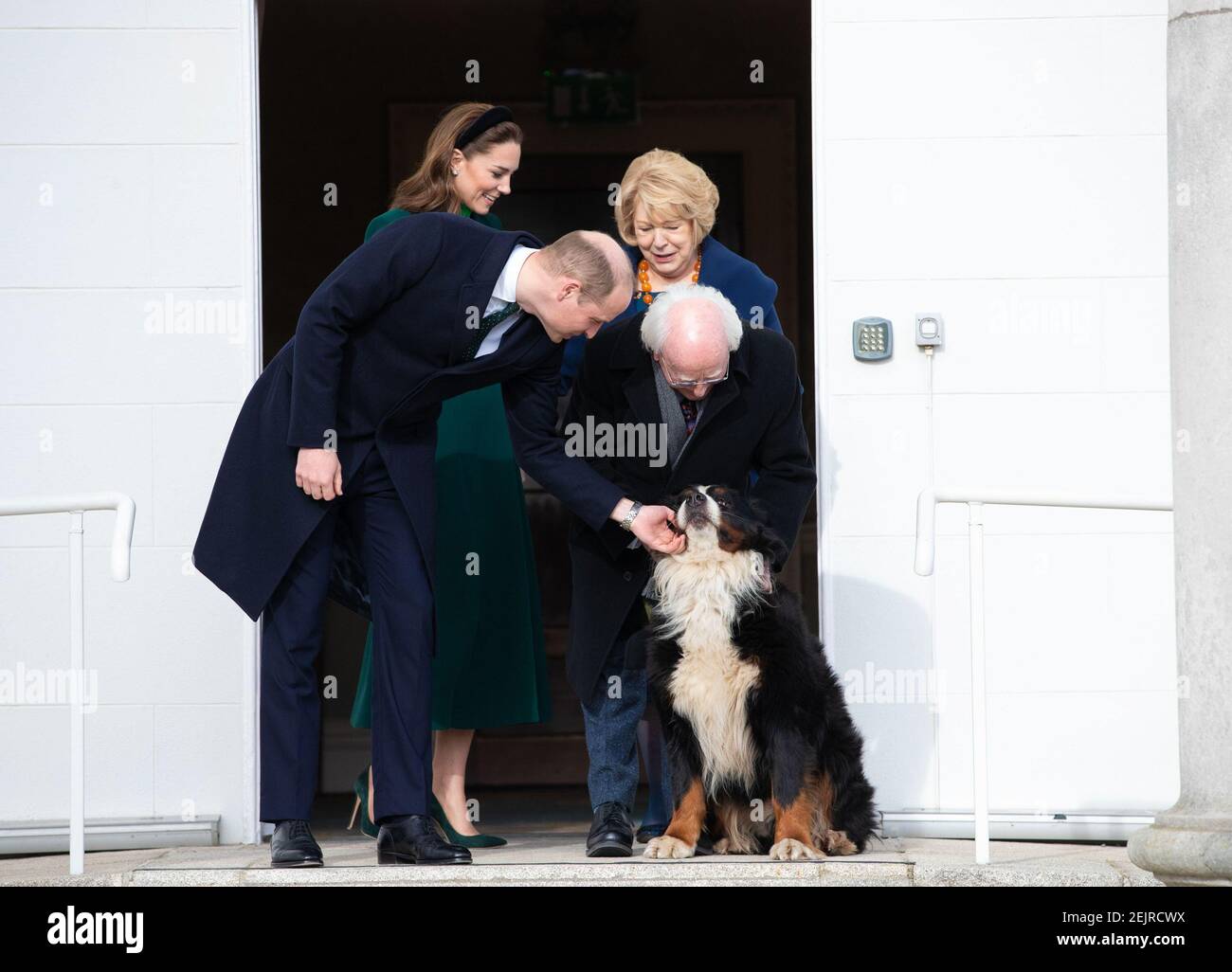 Prince William and Catherine, Duke and Duchess of Cambridge during a ...