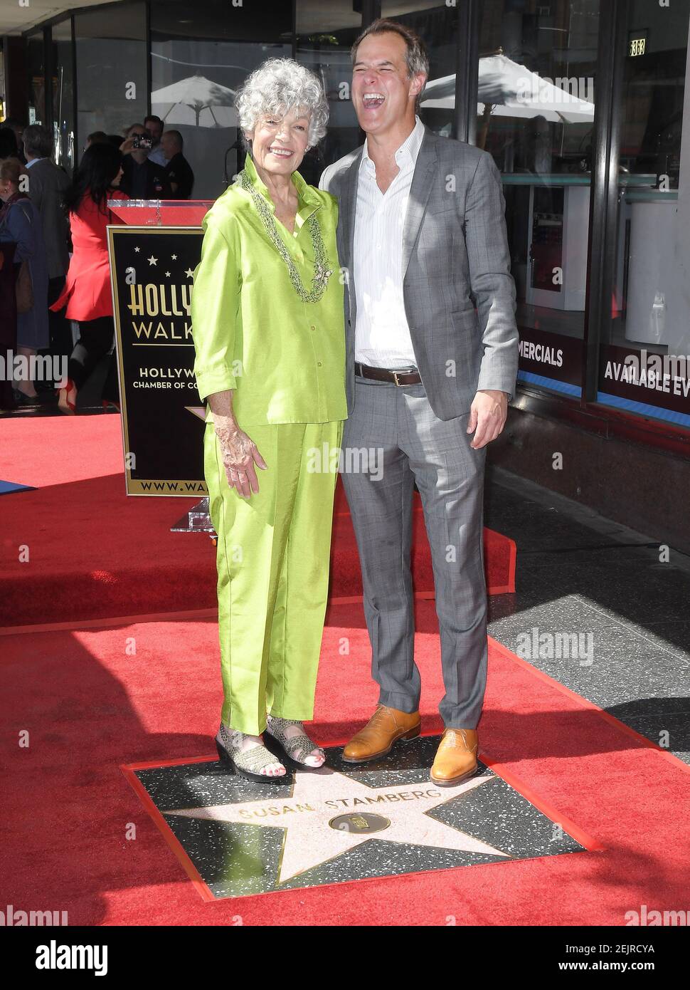 (L-R) Susan Stamberg and Son Josh Stamberg at the Susan Stamberg Star ...