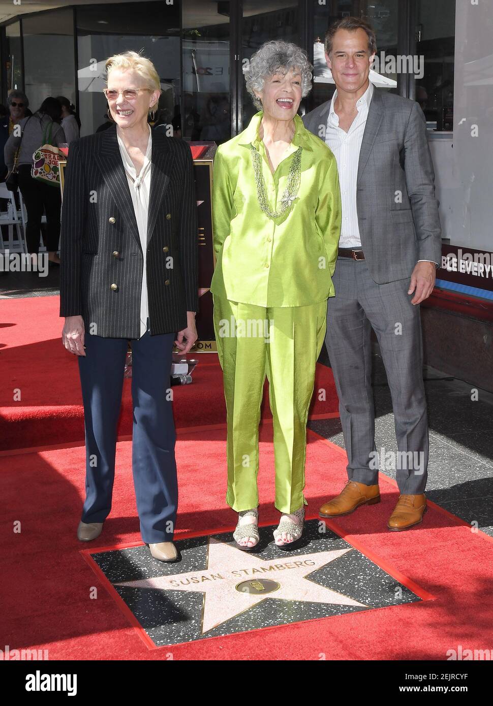 (L-R) Annette Bening, Susan Stamberg and Josh Stamberg at the Susan ...